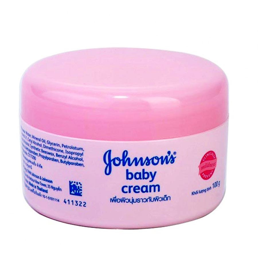 Johnsons Baby Cream Intense Moisturization for 24 Hours - 100g (Thailand)